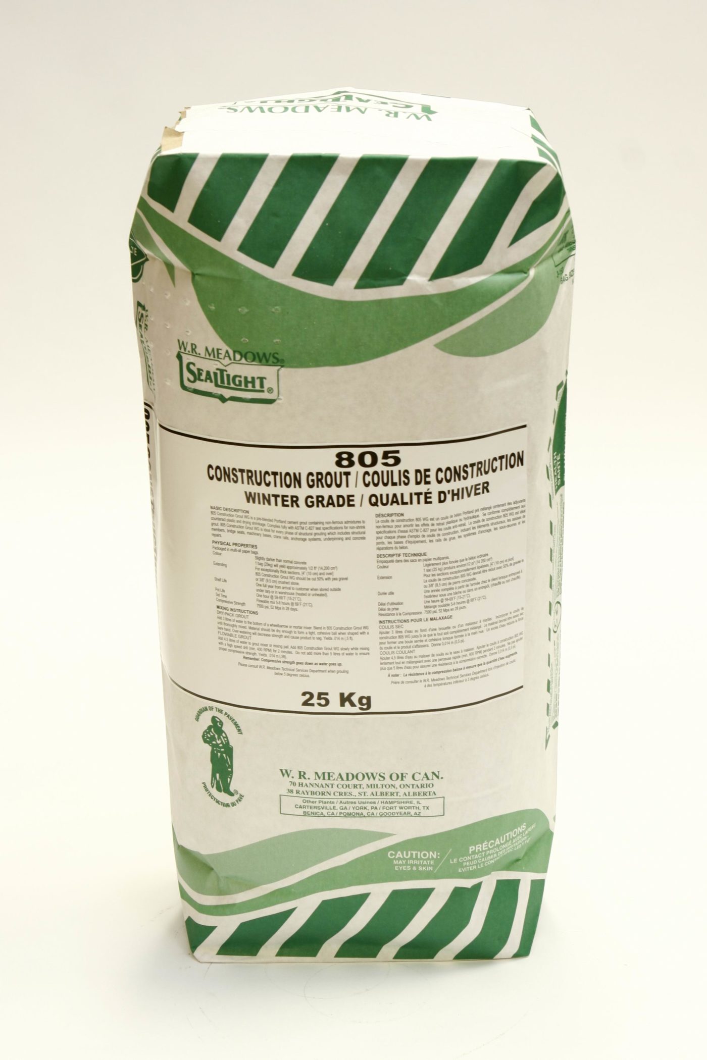 805 CONSTRUCTION GROUT – WINTER-GRADE (Français) - W. R. Meadows Canada