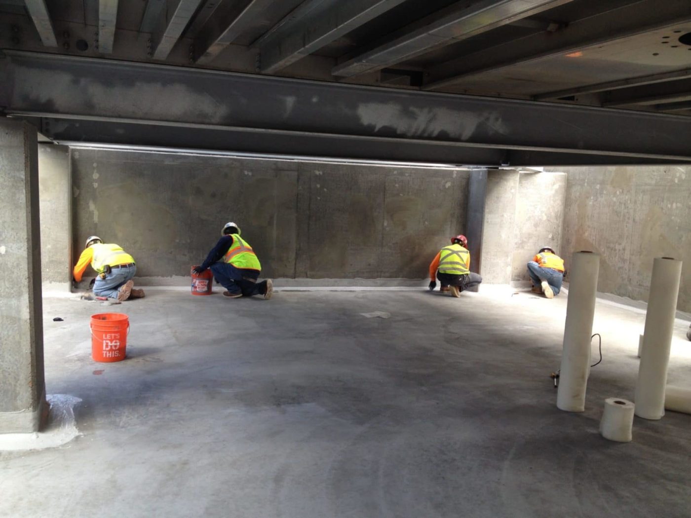 Onyx Cooling Tower Basin - Cementitious Waterproofing Project - W. R ...